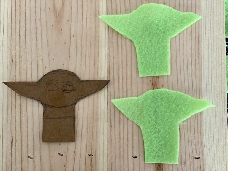 DIY Felt Ornaments - Baby Yoda - Design Morsels