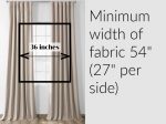 Tip Tuesday: How Wide Should My Curtains Be For 36" Window - Design Morsels