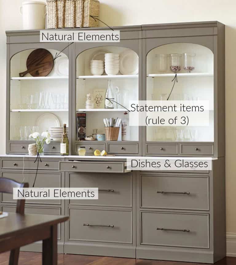 Style Your Dining Room Hutch: 4 Things To Use and 3 Designer Tips ...