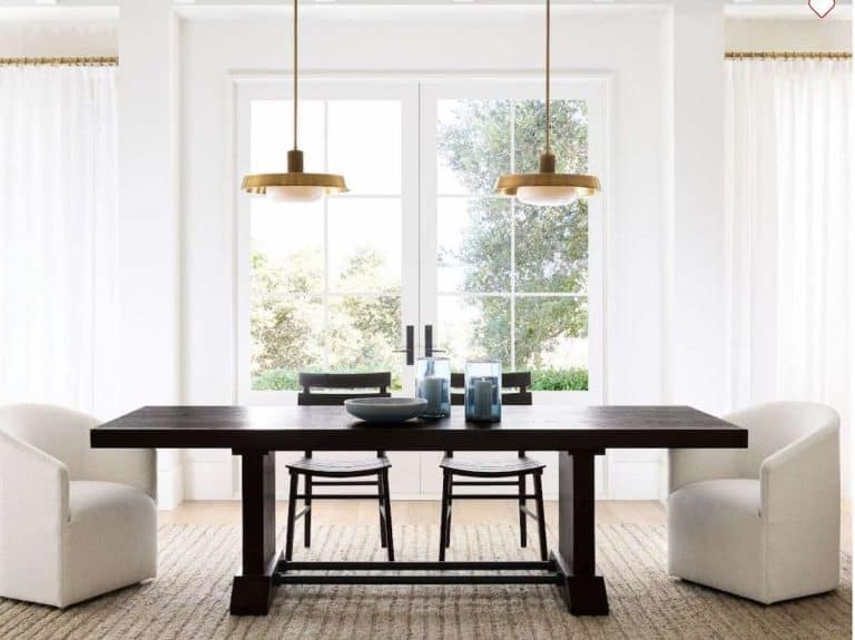How to Light a LONG table: Save money by hanging two fixtures - Design ...