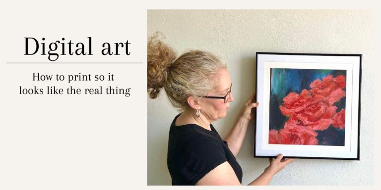 Digital art: How to print so it looks like the real thing - Design Morsels