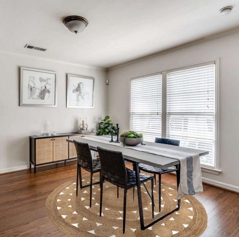 How To Use a Round Rug In a Dining Room (with photos) - Design Morsels