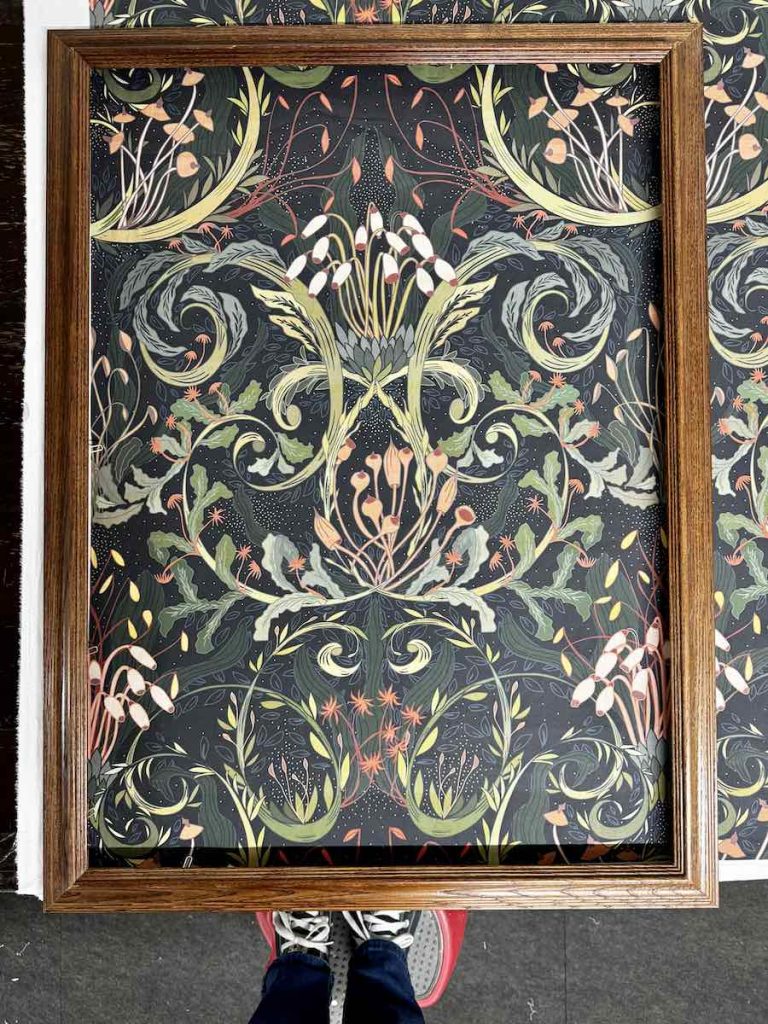 Framed Fabric Art - A Quick & Easy DIY Project - Design Morsels