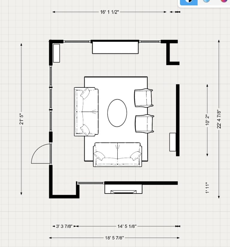 Living Room Layouts for Conversation and TV: 6 Tips - Design Morsels